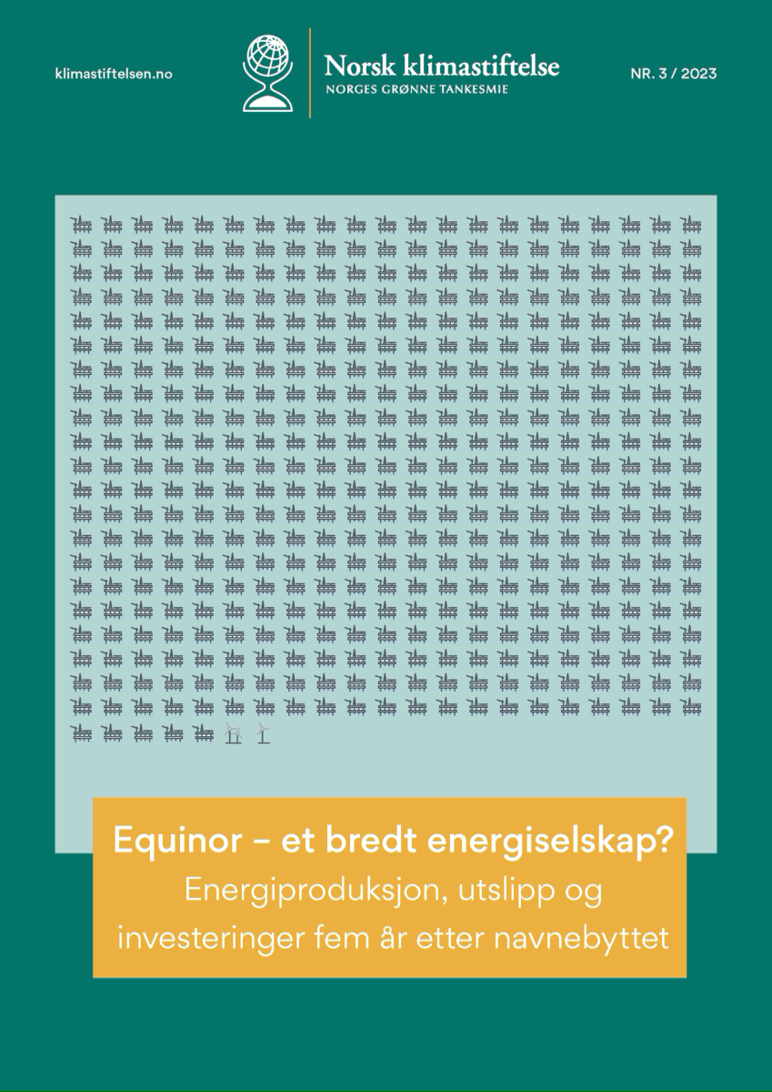 Equinors investeringer går for det meste til fossil energi